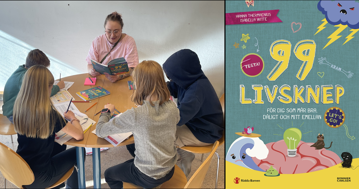 Sturebyskolans fyror sätter ord på känslor med "99 livsknep"